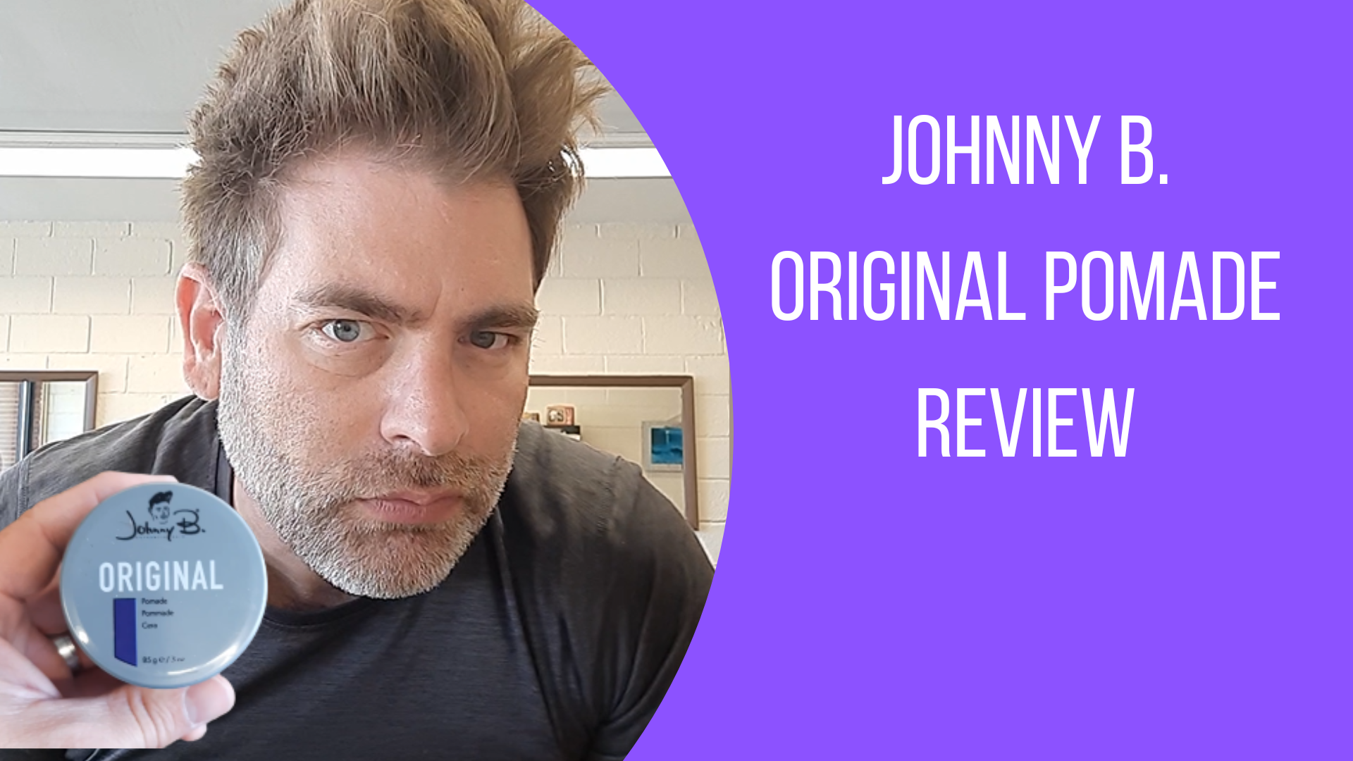 Watch Johnny B. Original Pomade Honest Review on Amazon Live