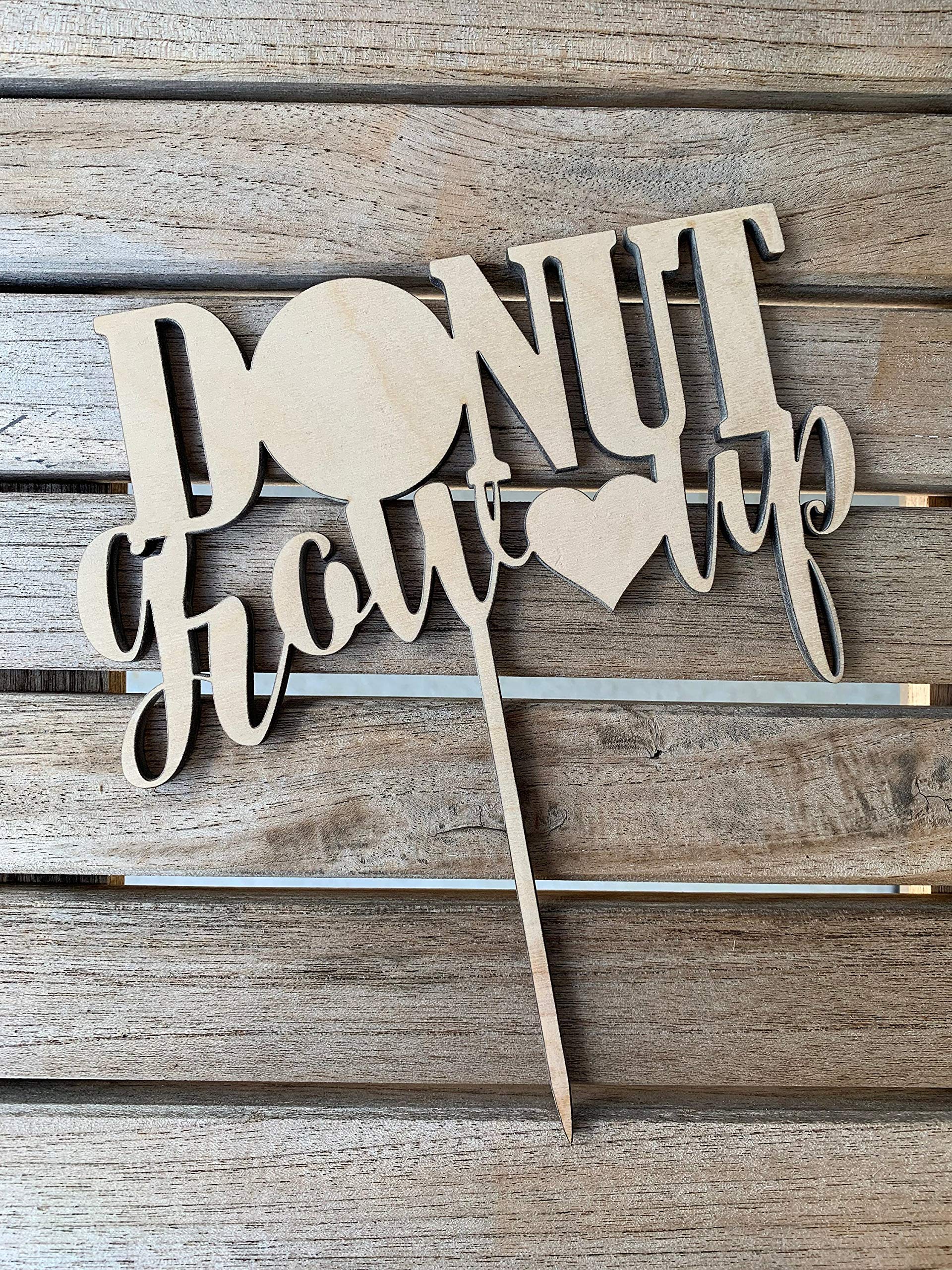 Buy Donut Grow up Cake Topper - Kids Birthday Cake Topper - Donut Party ...