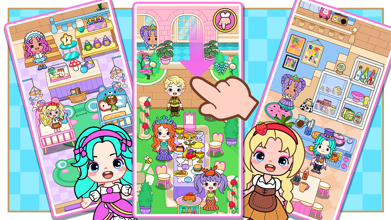 Princess Amelia's World - Royal Paper Kingdom Kids Town & City Life ...