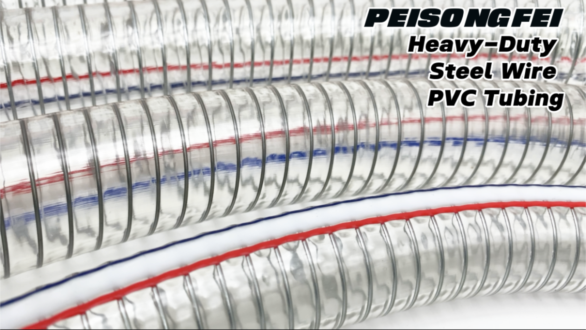 Watch Heavy-Duty Steel Wire Suction PVC Flexible Tubing on Amazon Live