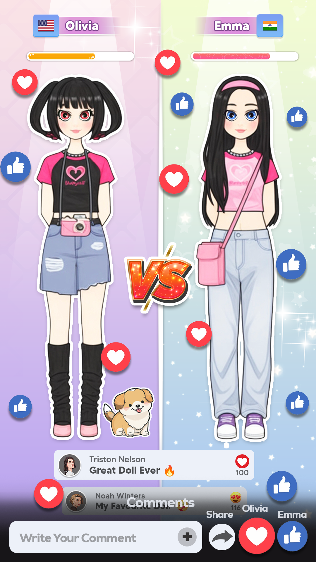 Chibi Doll Dress Up Games for Girls - Avatar Creator Spa and Makeover ...