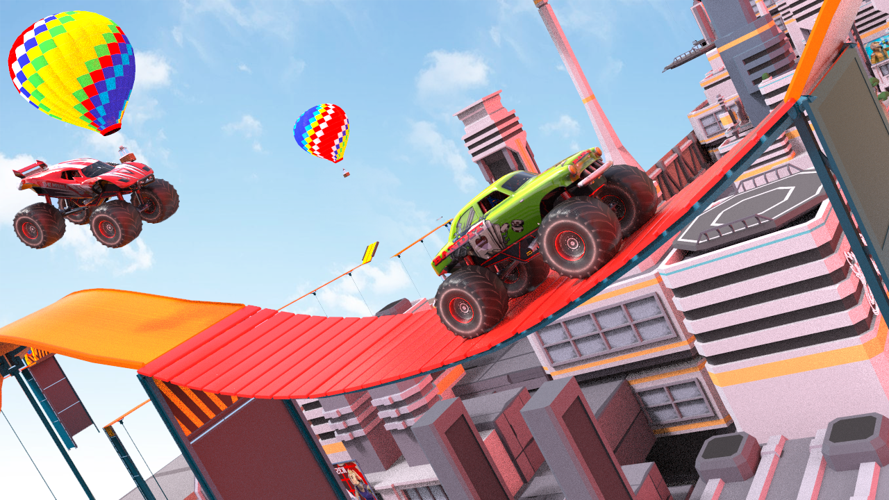 Monster Truck Stunts Driving Simulator 3D Games: Monster Truck Game ...