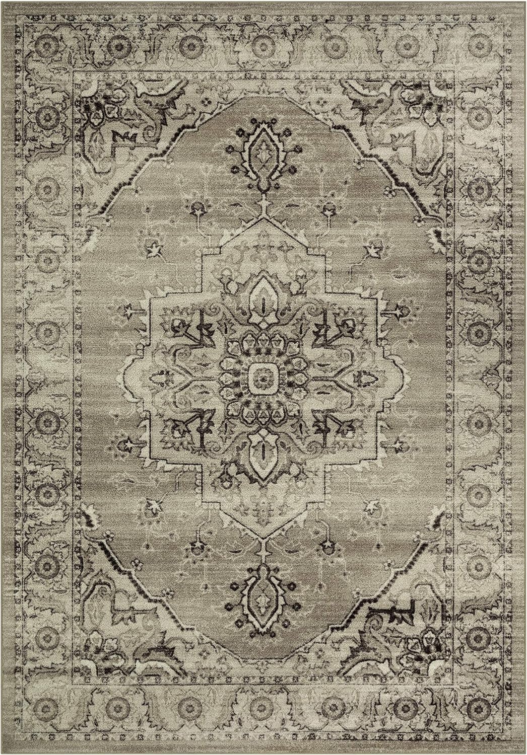 Maples Rugs Area Rugs - Distressed Lexington 5 x 7 Large Rug [Made in ...
