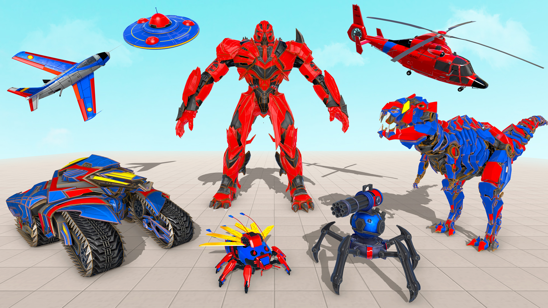 Dino Transform Car: Flying Robot Games - Flying Dino Mech Warriors Battle Games - App on Amazon ...
