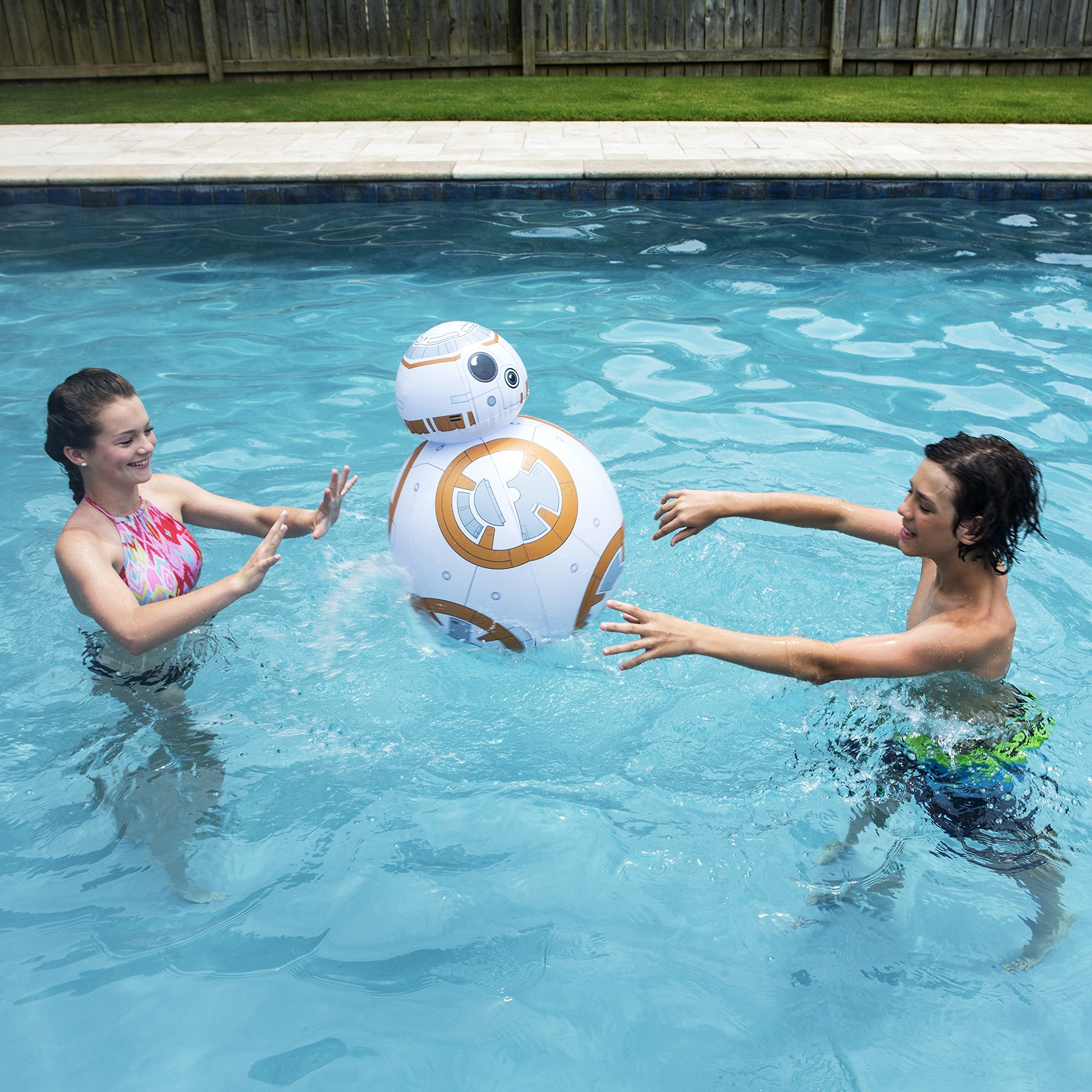 Buy SwimWays Star Wars BB-8 Inflatable Pool Toy - Star Wars Pool Toys ...