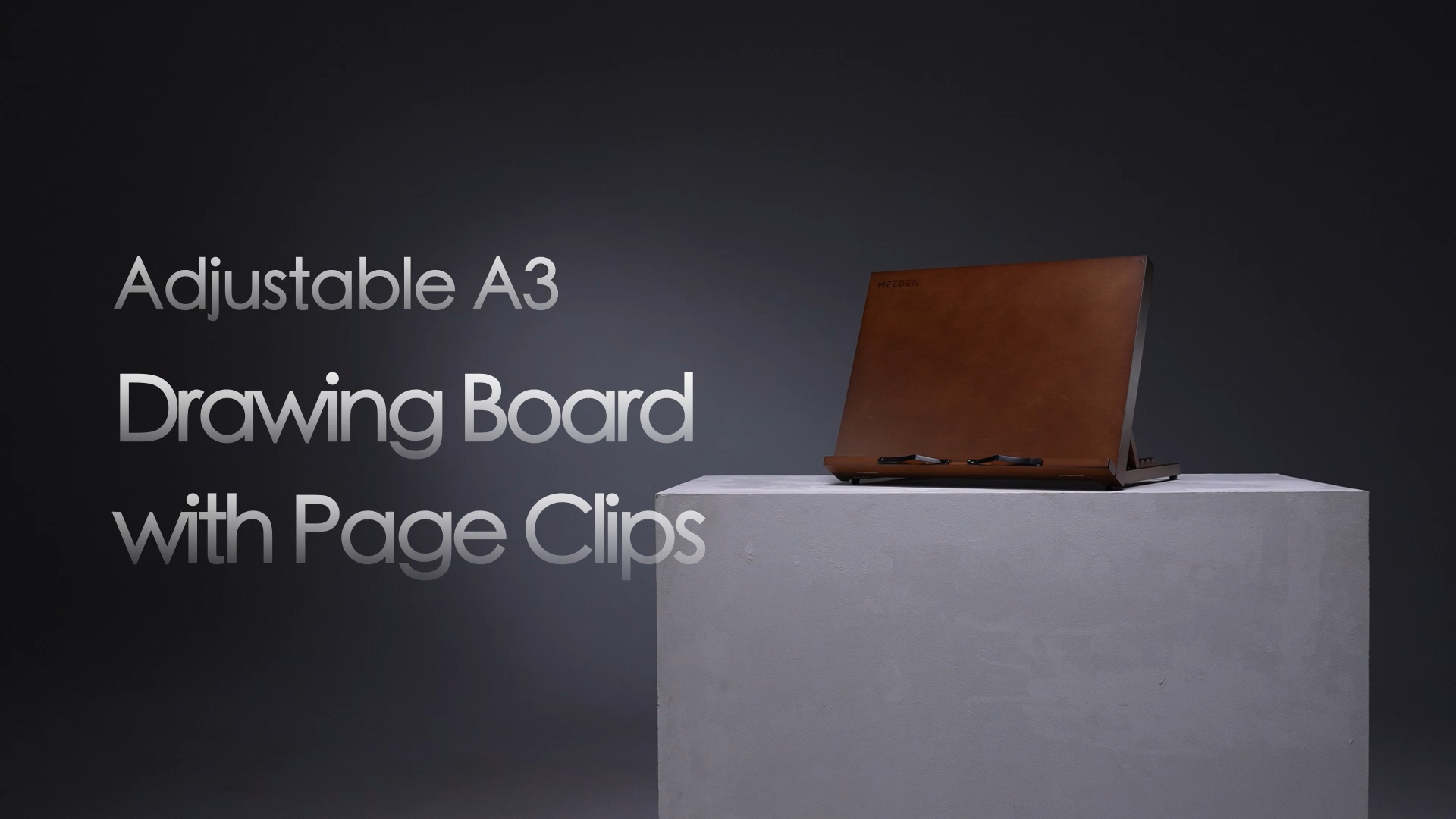 Drawing Board MEEDEN Pro A3 Table Easel With Page Clip, 2 In 1 For ...