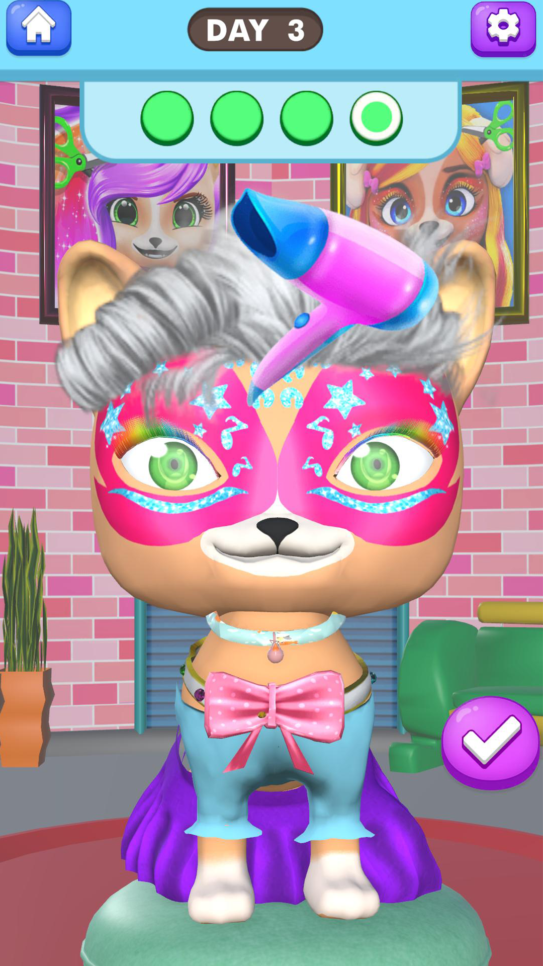 ASMR Salon Pet Hair cut and styling: Animal Care Hospital games - App ...