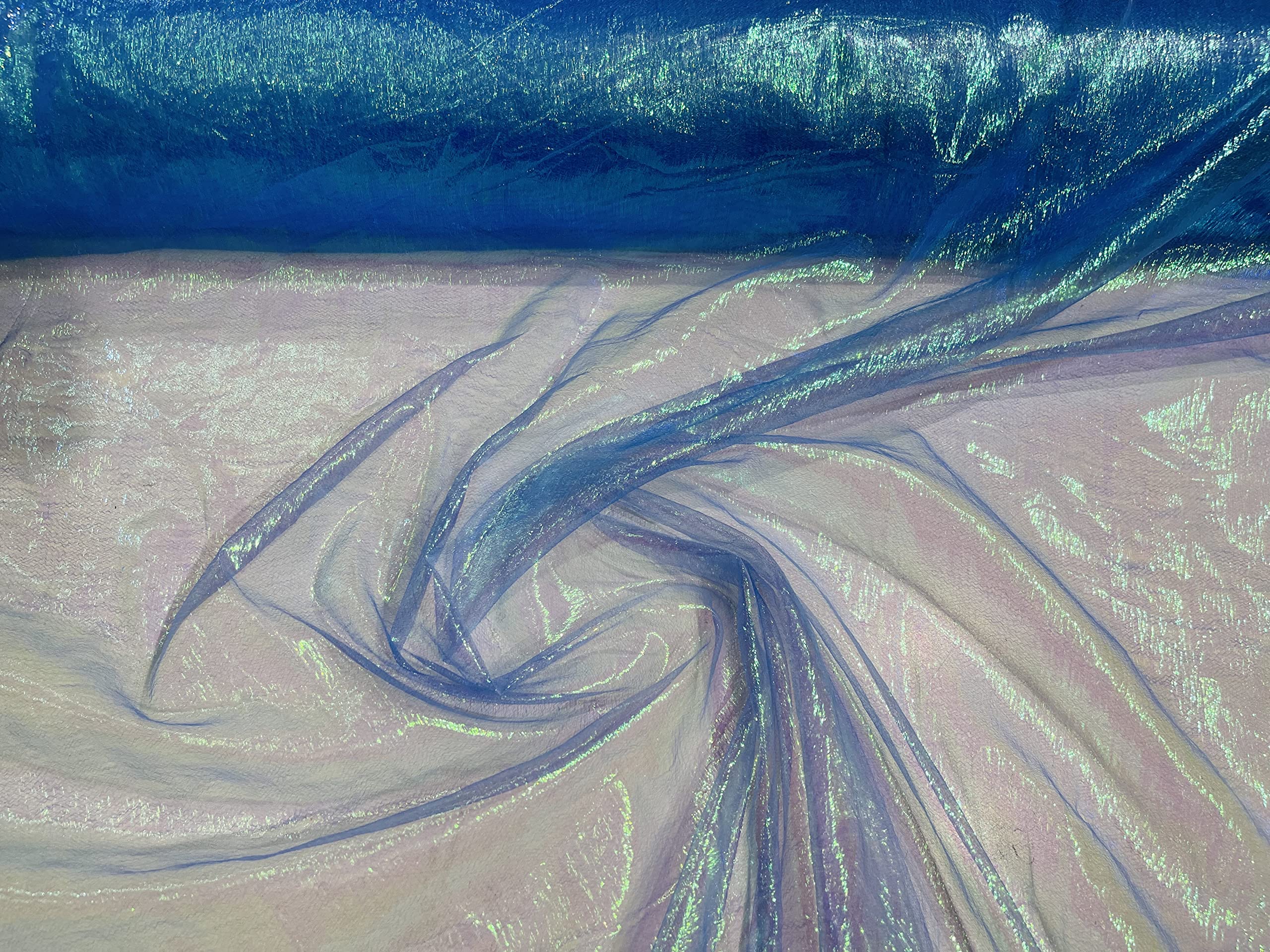 Iridescent Blue Fabric