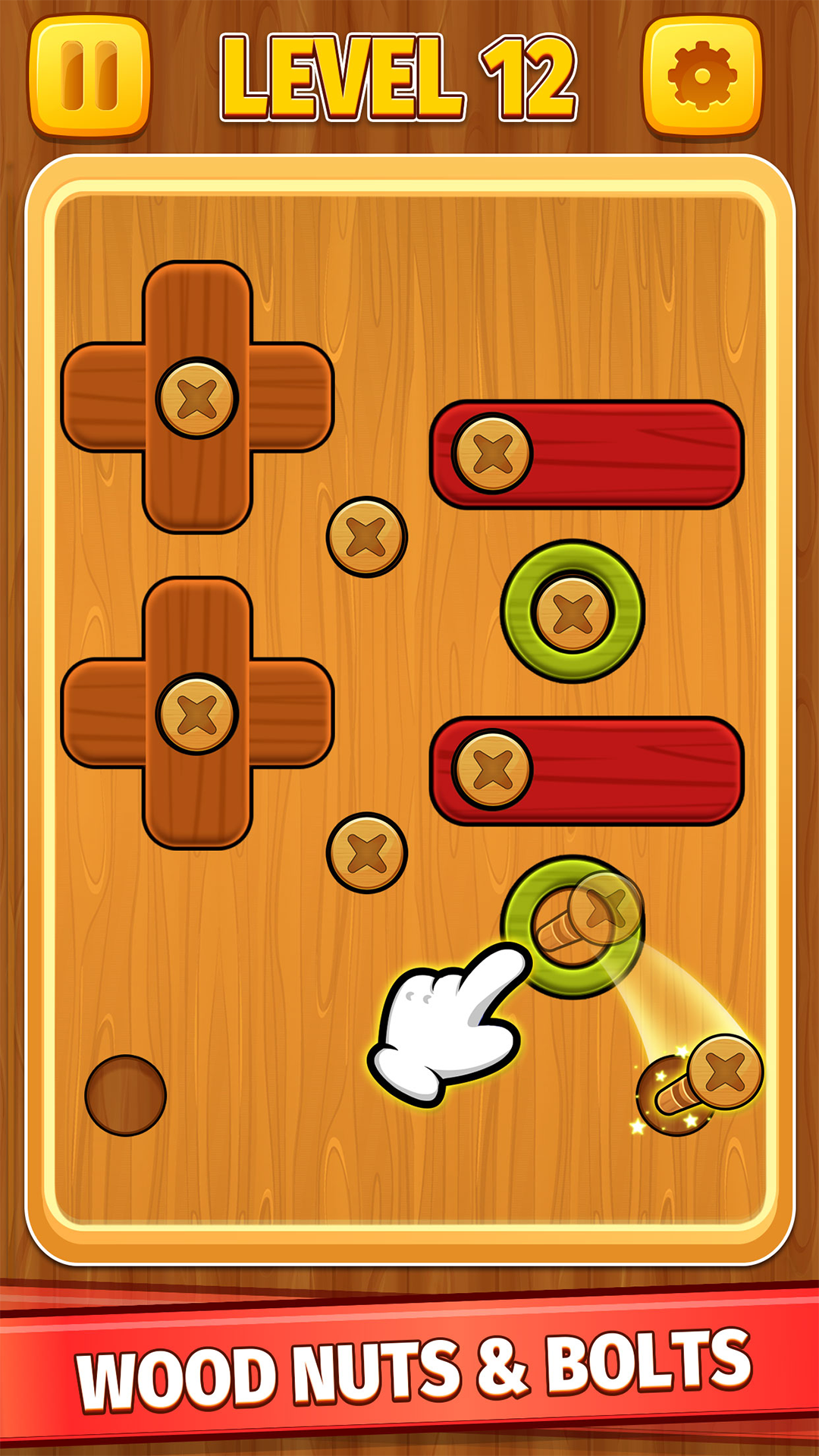 Wood Nuts & Bolts, Unscrew Bolt - Screw Pin Puzzle Game-Amazonアプリストアのアプリ