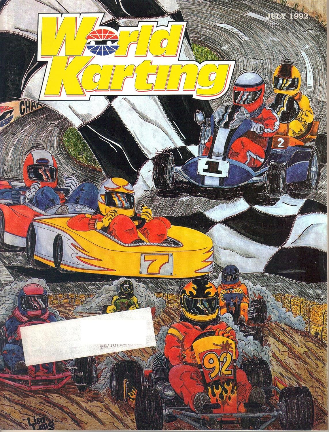 World Karting Magazine, Vol. 23, No. 7 (July, 1992): Carolyn Warnock ...
