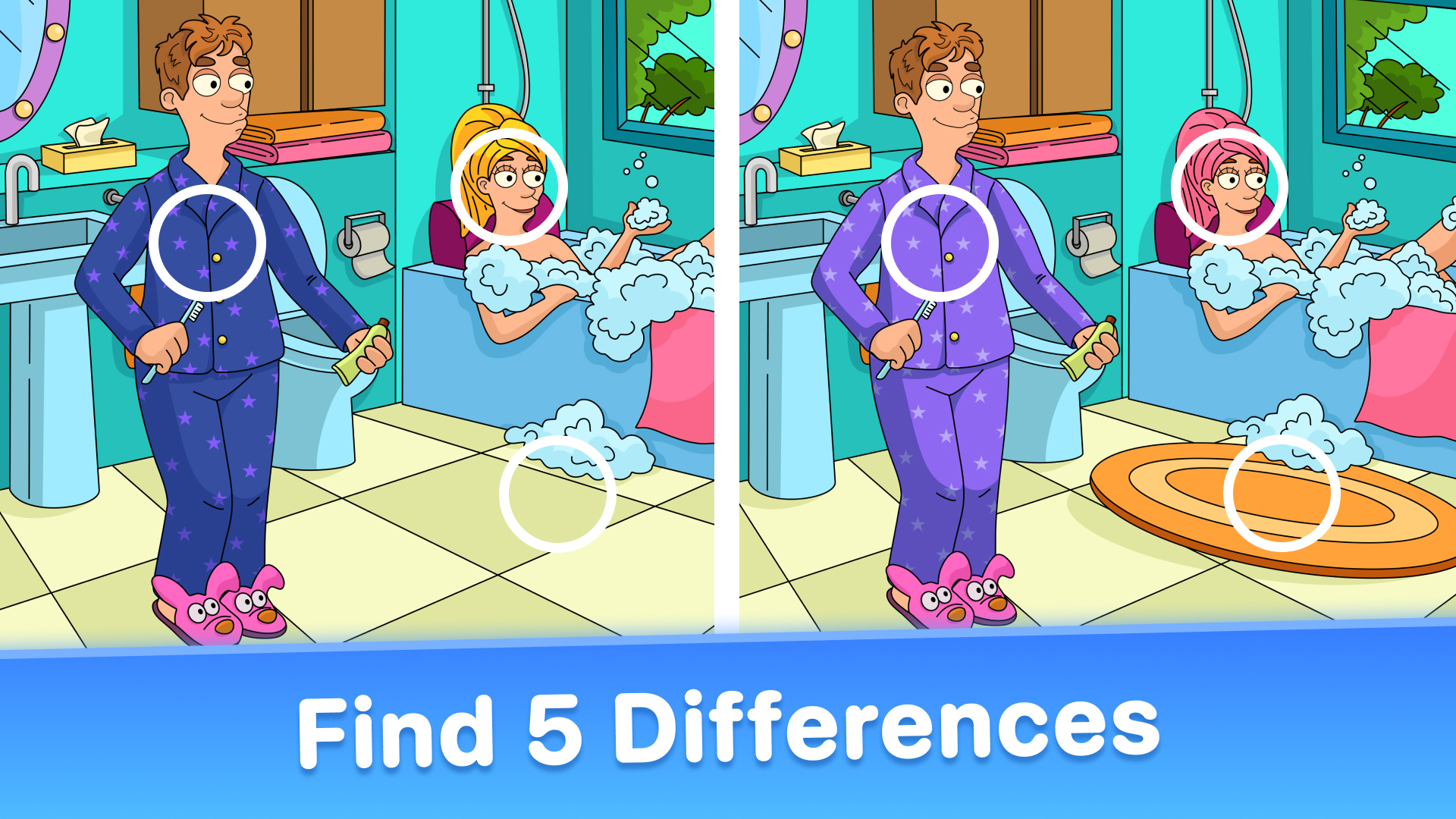 Define - find the difference games 2023 for adults. Bright collection ...