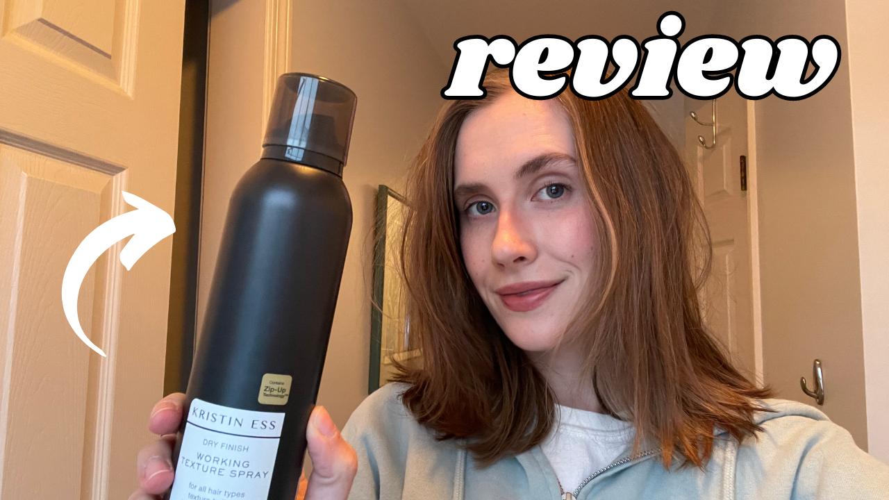 Watch REVIEW - Kristen Ess Dry Finish Working Texture Spray on Amazon Live