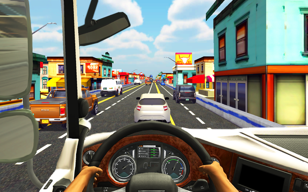 ModernTruck Traffic Race In NY City endless 2021 : Traffic rider drag ...