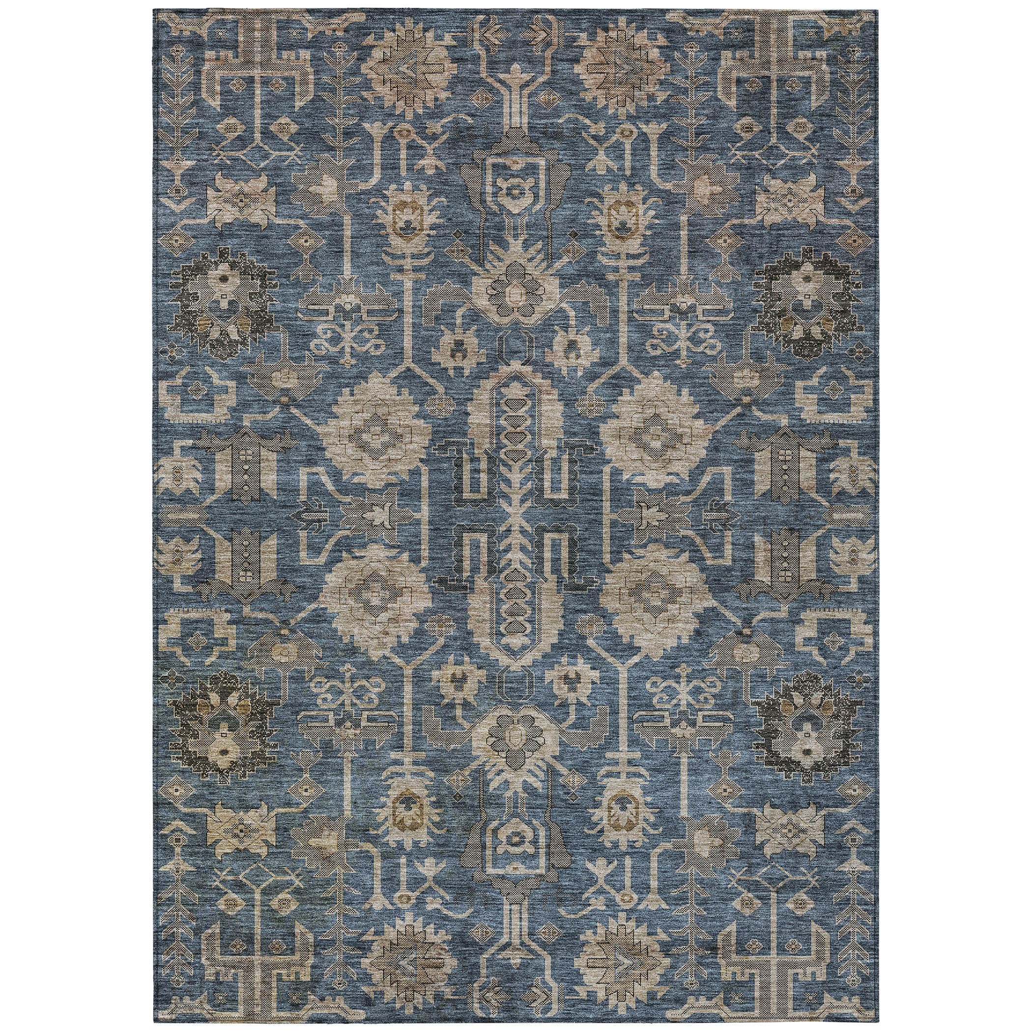 Amazon.com: Addison Rugs Chantille ACN697 Navy 10' x 14' Indoor Outdoor ...