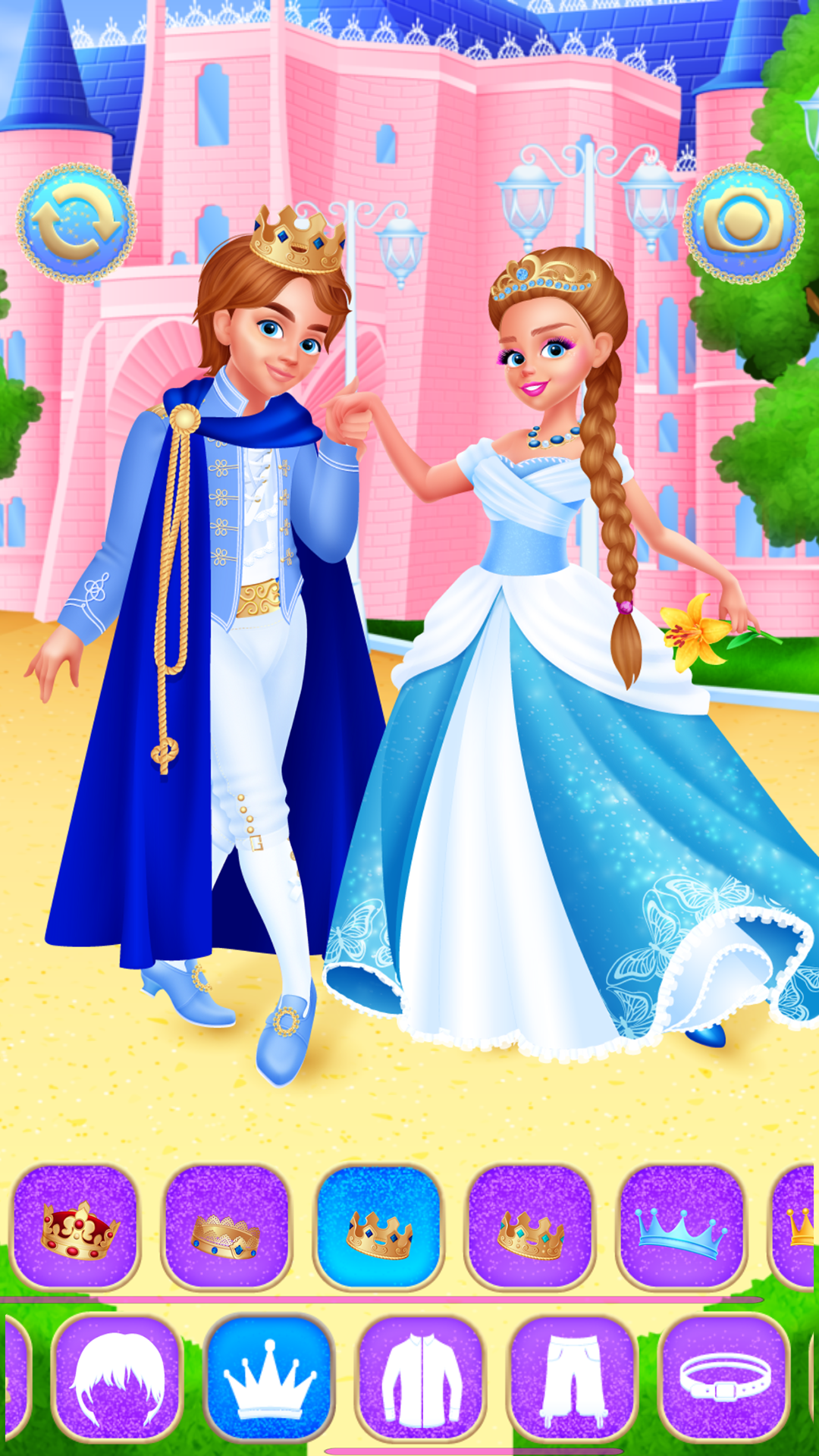 Cinderella and Prince Charming Dress Up - Princess Fashion Salon - App ...
