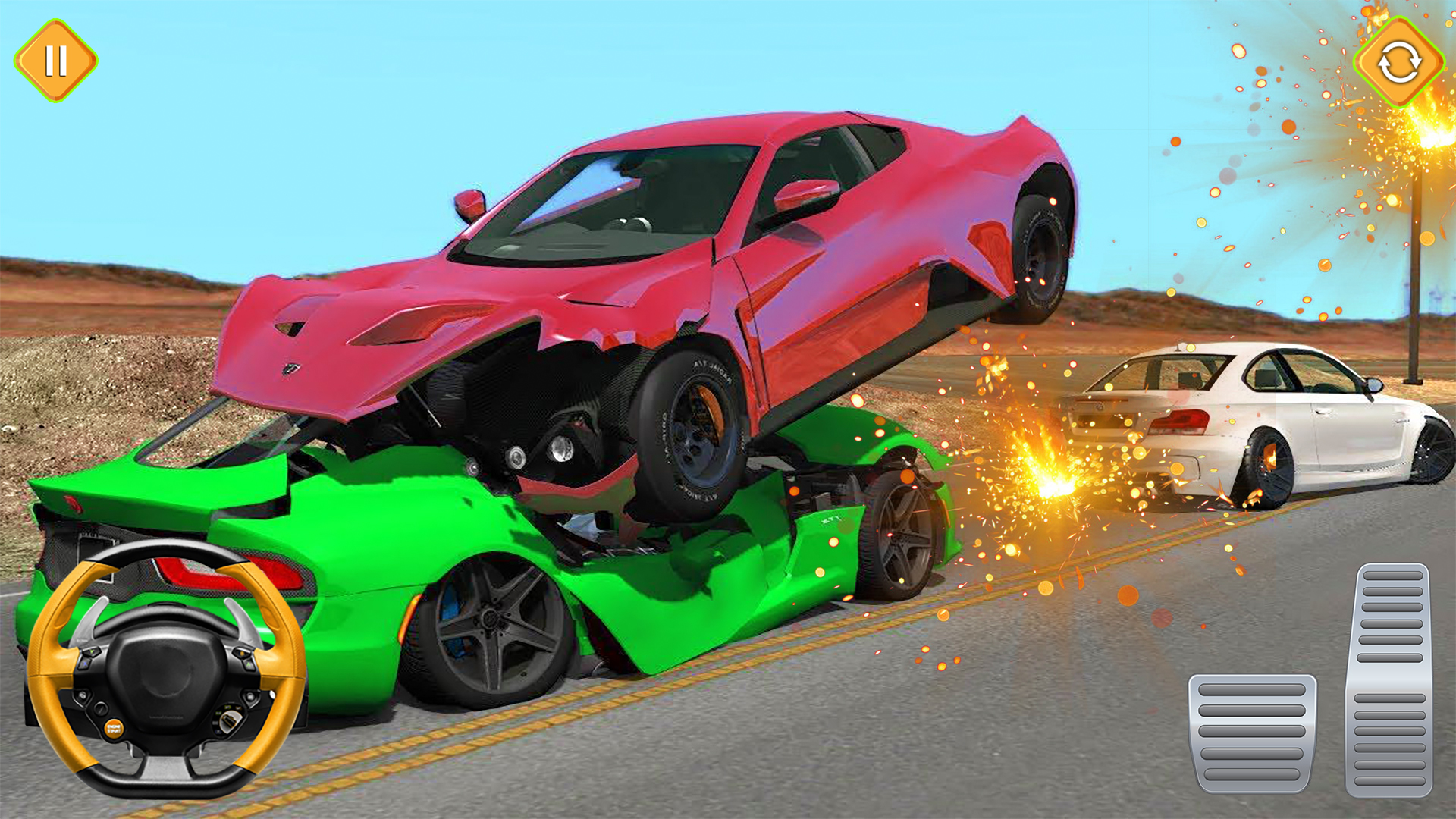 Ultimate Car Wreck Simulator 2025: Extreme Crash Racing & Open World ...