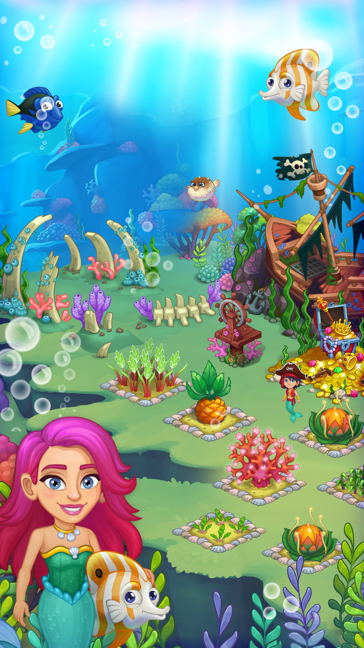 Aquarium Farm: fish town, Mermaid love story shark - App on Amazon Appstore