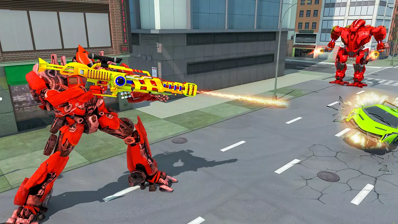 Robot Car Bike Tranform Super Action Simulator Game - Enjoy Gangster ...