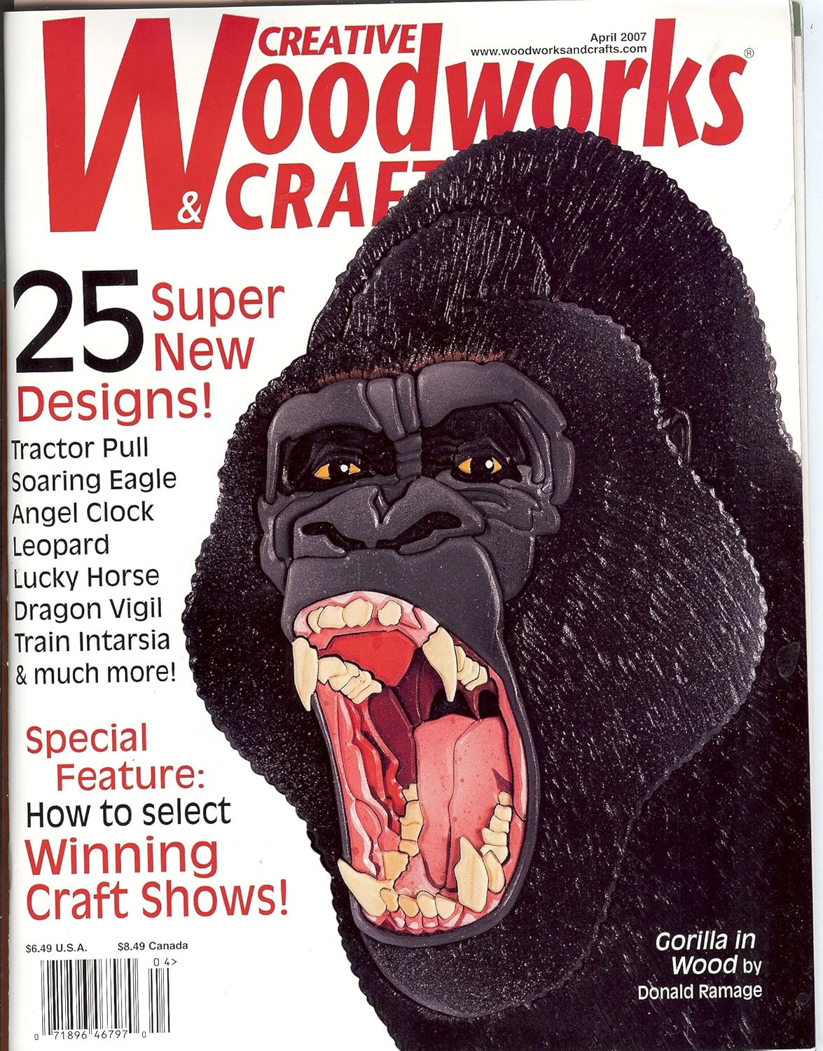 Creative Woodworks & Crafts Magazine April 2007: Amazon.com: Books