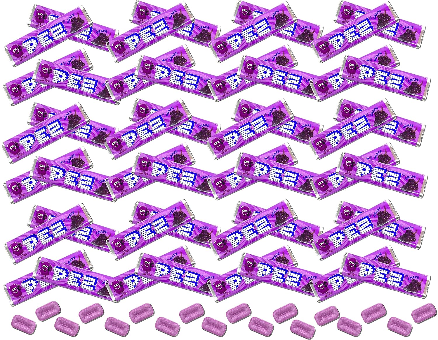Amazon.com : Crait Pez Candy Individually Wrapped Pez Refill Grape ...