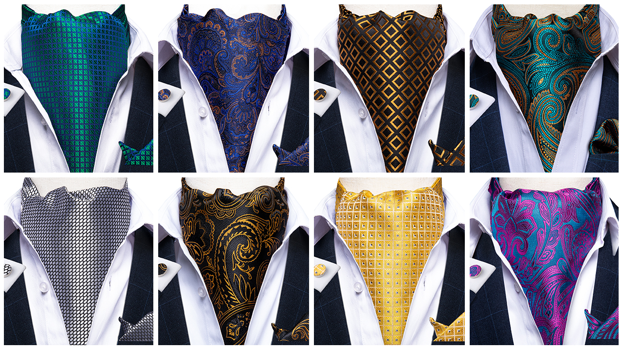 Watch Stylish Ascot Tie Set on Amazon Live