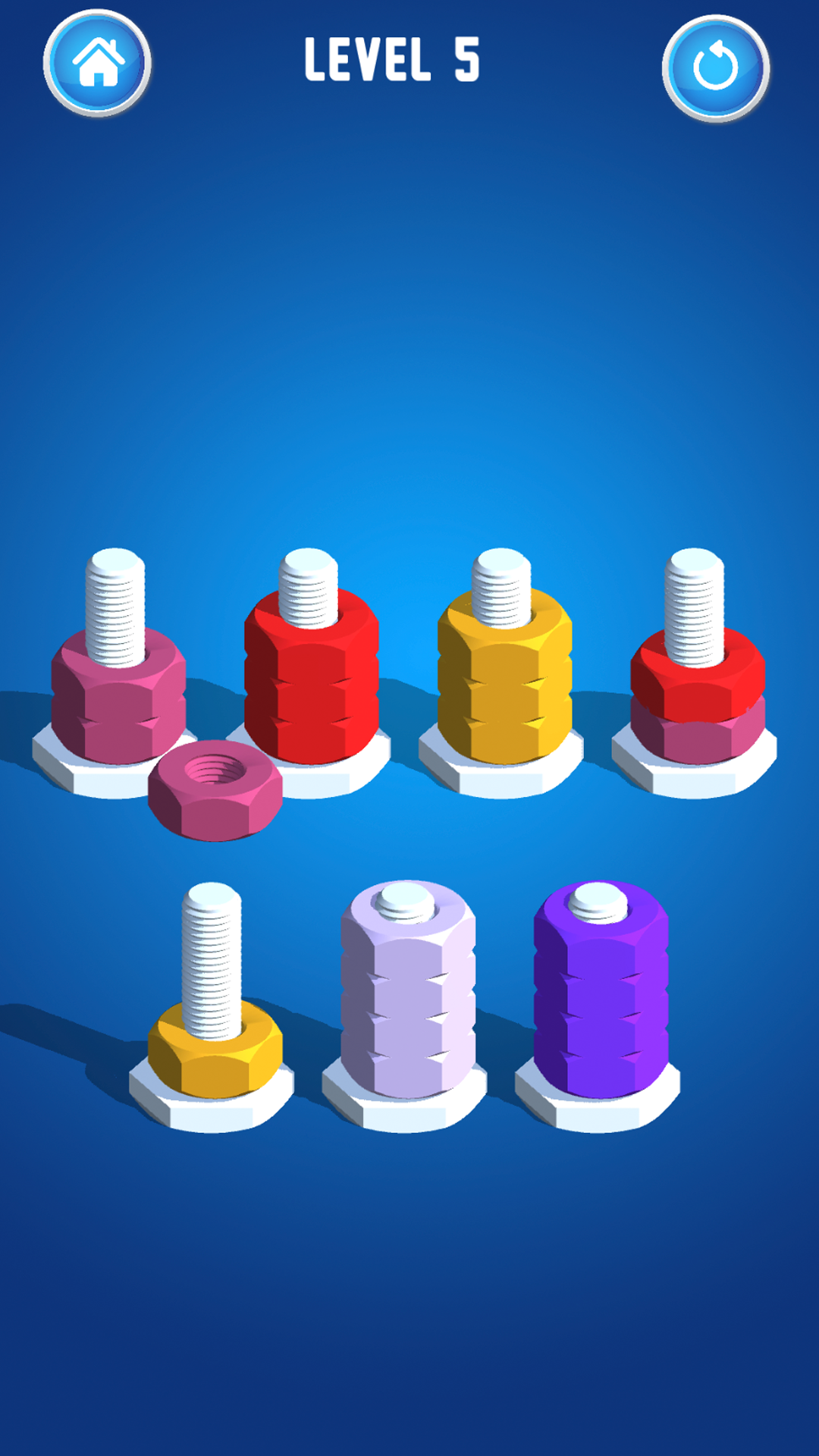 Nuts Sorting: Sort the Color Screws Bolts - App on Amazon Appstore