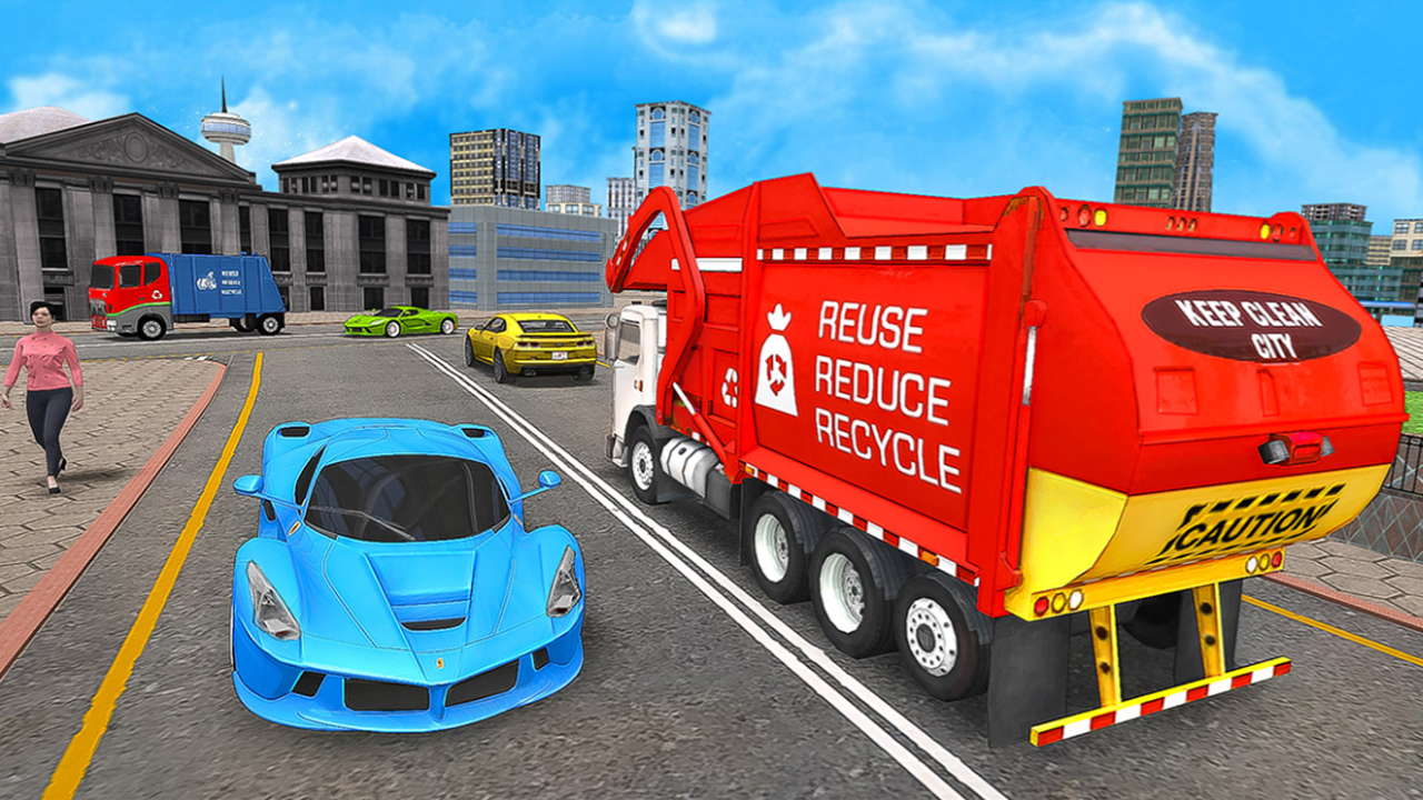 USA City Trash Truck Simulator Game - Play & Enjoy Real Adventure of ...