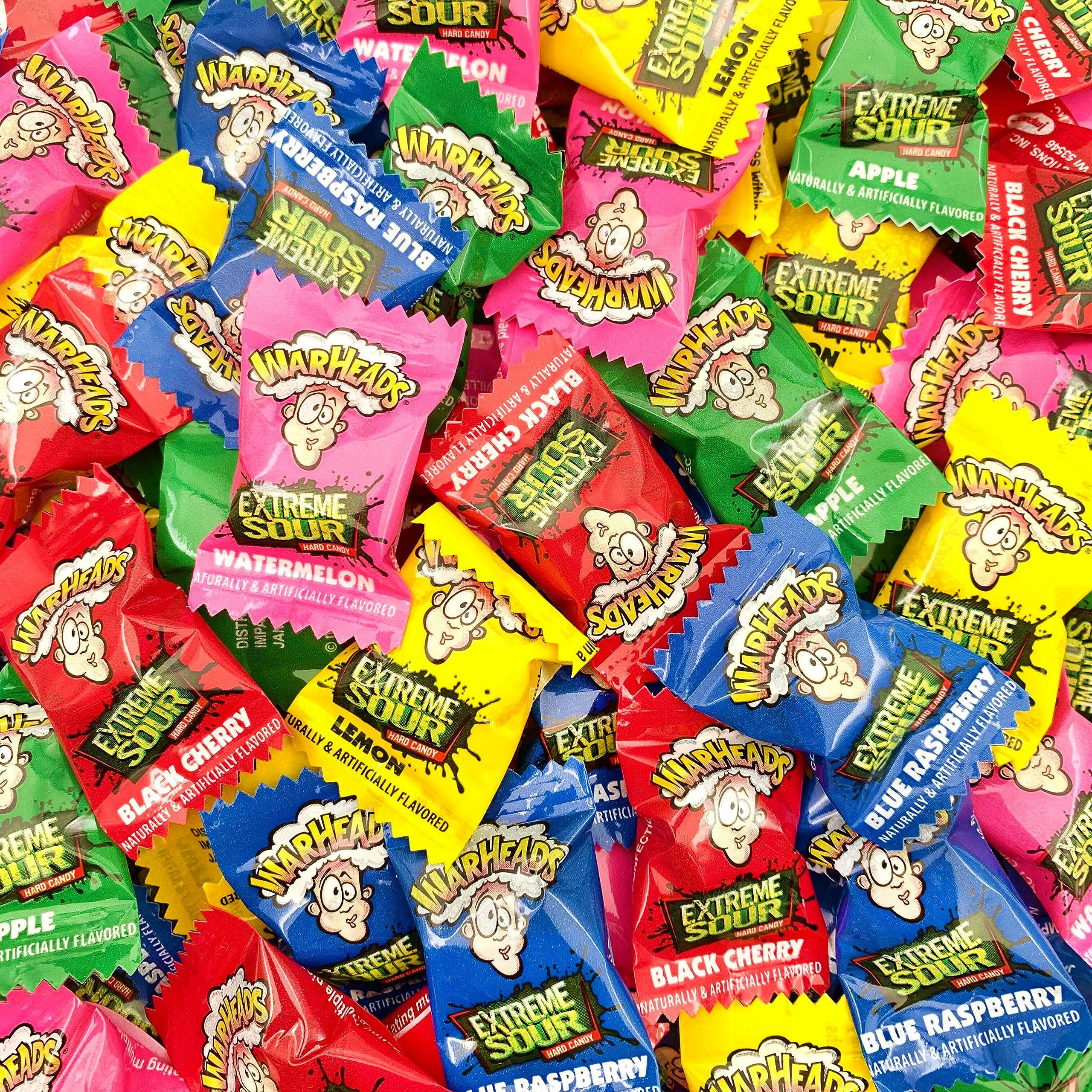 Snapklik.com : Extreme Sour Hard Candy Assorted Flavors Bulk