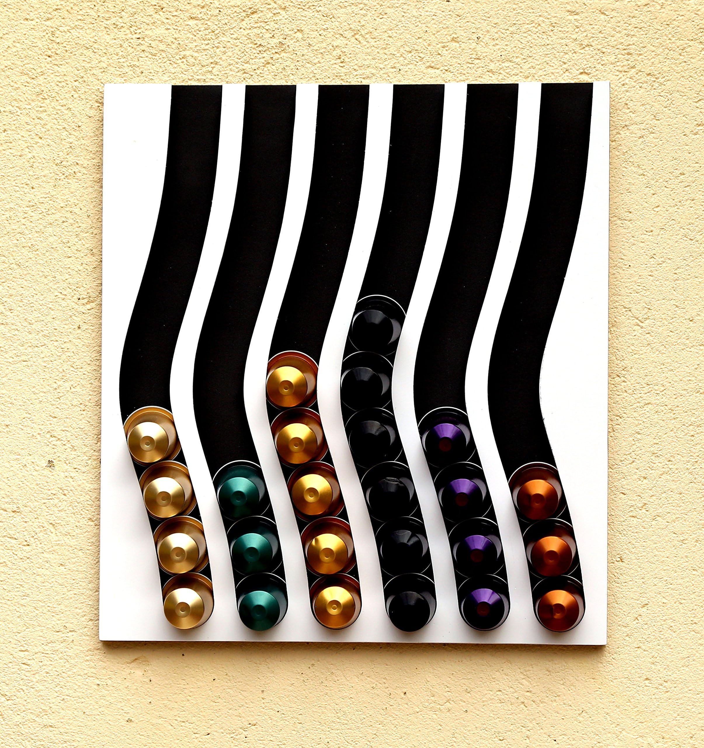 Capsule Dispenser, Capsule Holder, Wall Holder for 60 Capsules ...