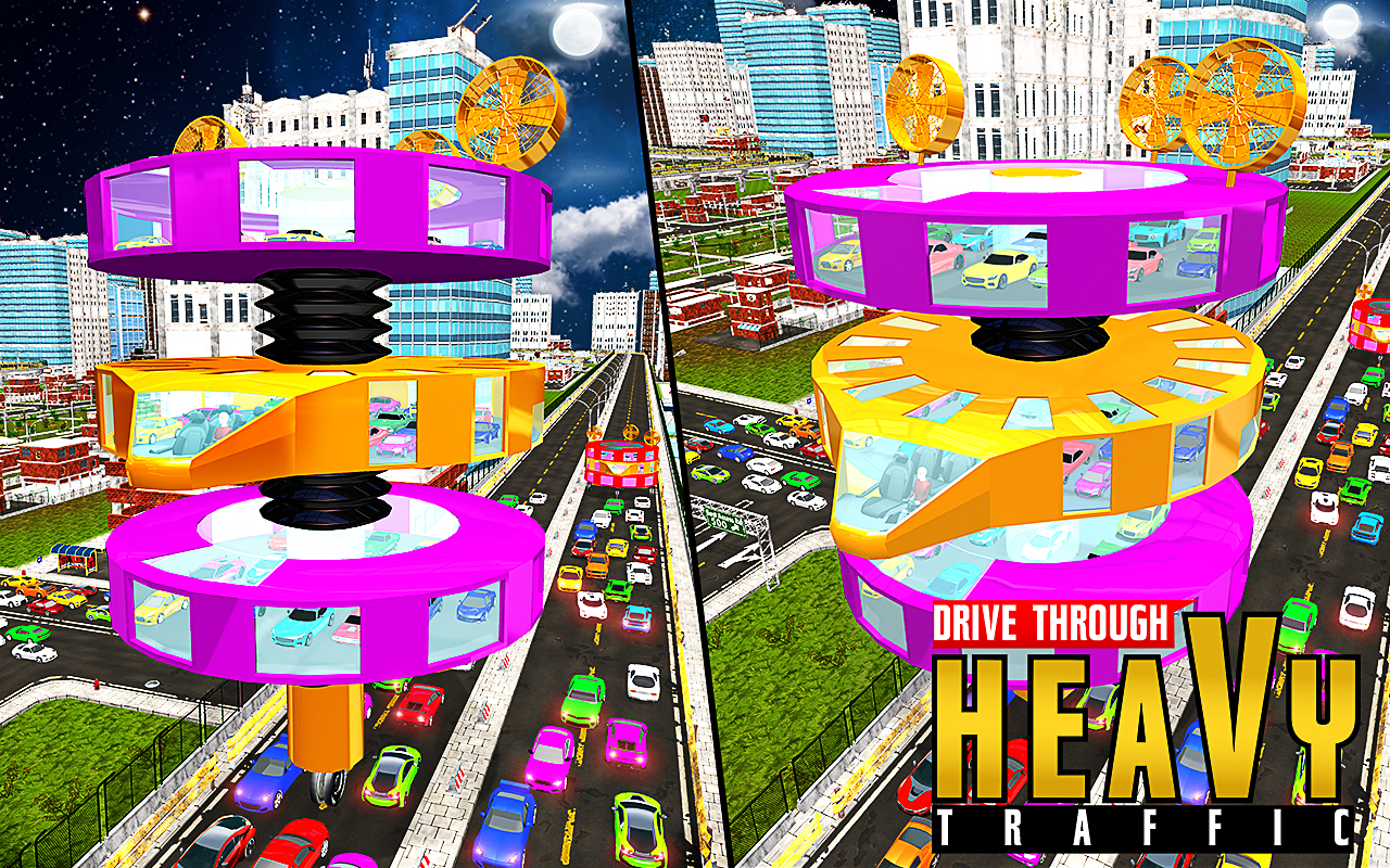 Futuristic Gyroscopic Bus Car Transport Simulator 2018:Amazon.com ...