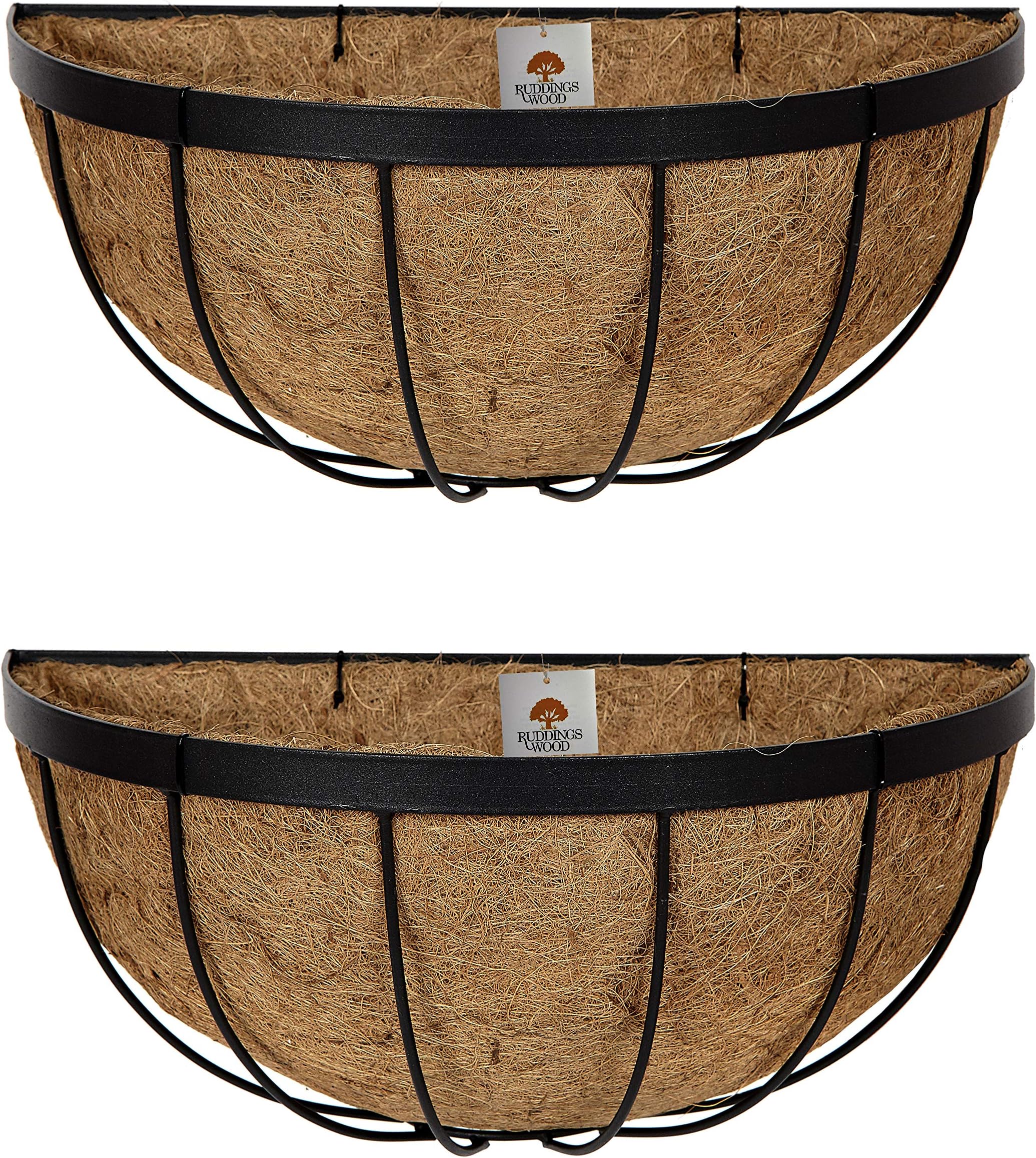 RUDDINGS WOOD Set of 2 x 30" (76cm) Metal Window Boxes - Garden Flower ...