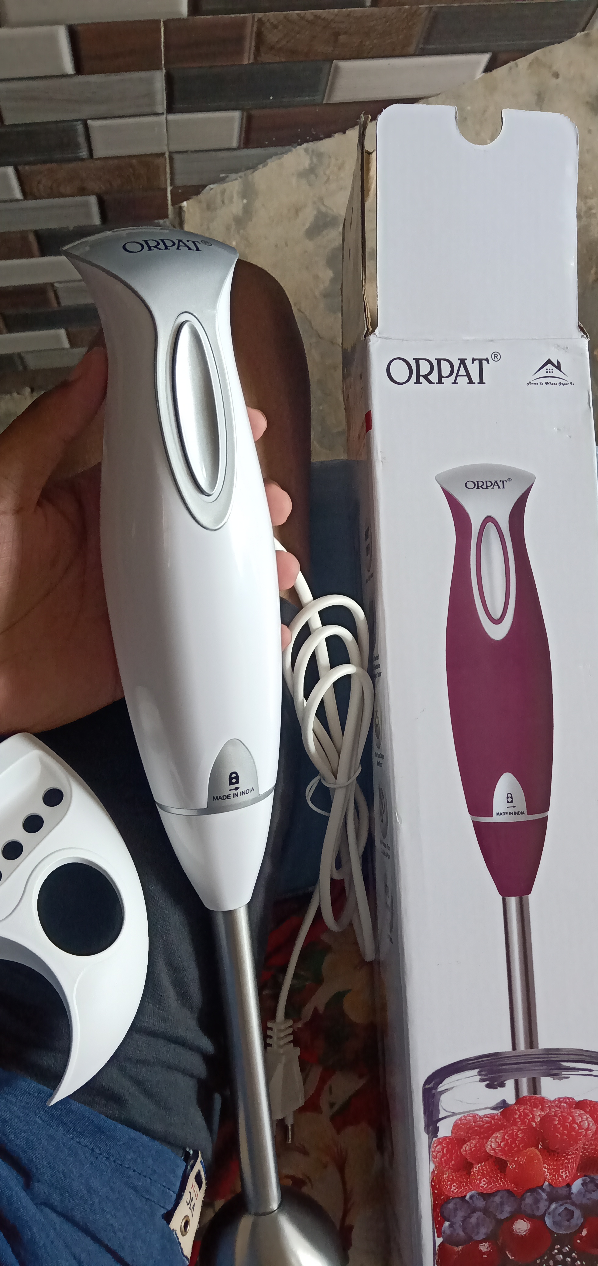 Buy Orpat 400W Hand Blender (White) Online at Low Prices in India ...