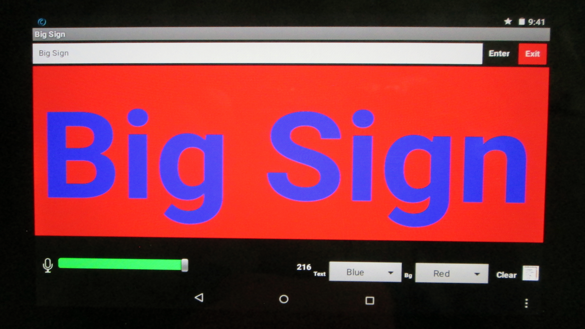 Big Sign App - App on Amazon Appstore