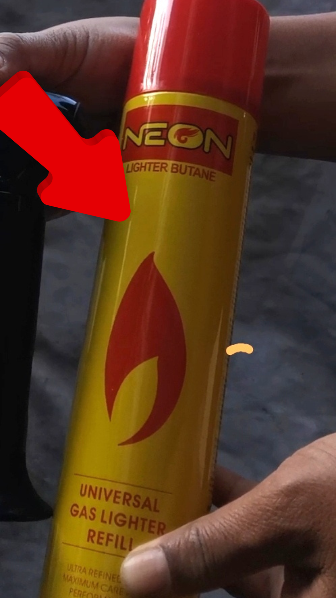 Watch Watch this! Neon Lighter Gas Refill Butane Universal Fluid Fuel ...