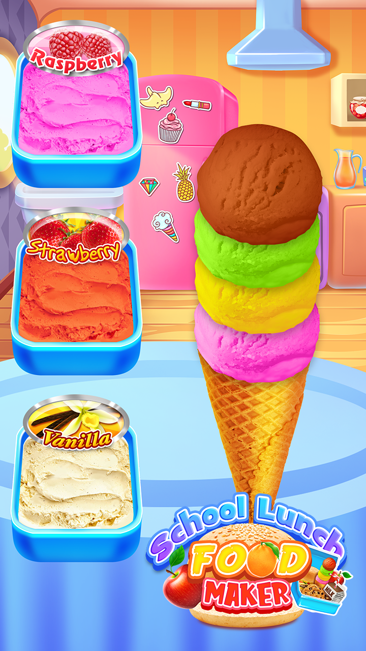 School Lunch Food Maker - Kids Cooking Games FREE - App on the Amazon ...