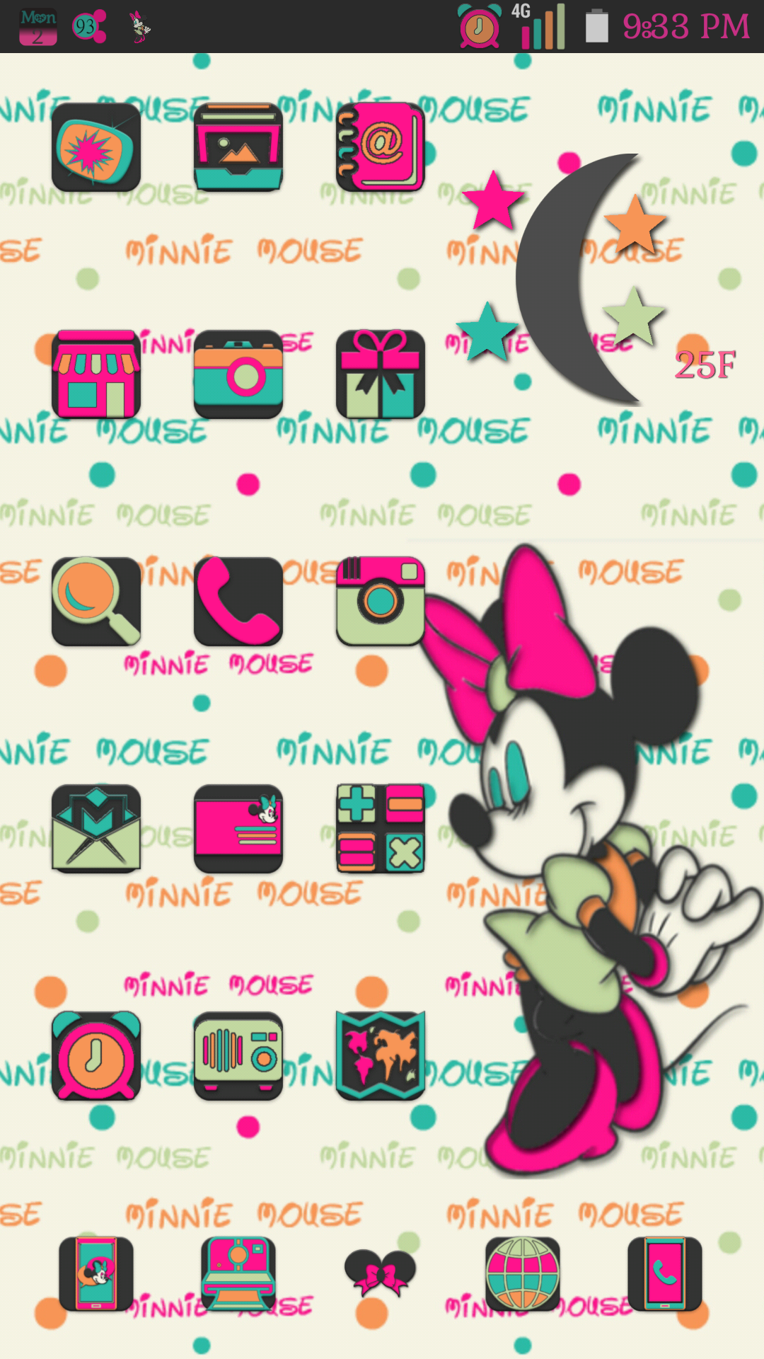 Too cute Minnie Go Launcher:Amazon.com:Appstore for Android