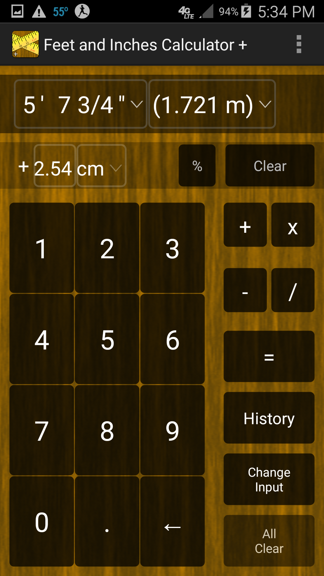 Fast Feet & Inches Calculator+:www.amazon.com:Appstore for Android