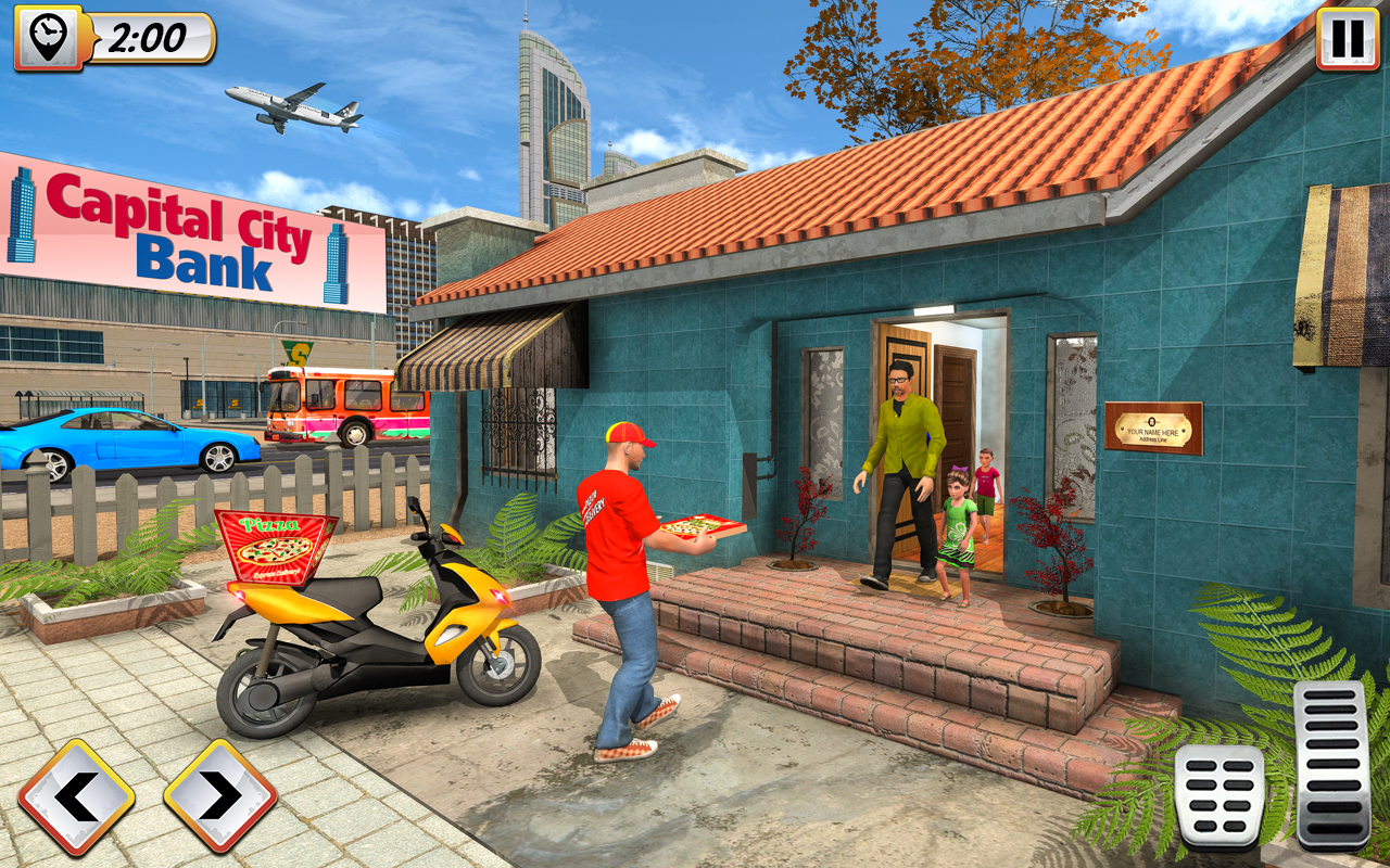 Pizza Delivery Boy Bike Games - Moto Pizza Biker 3D Games - Free Home ...