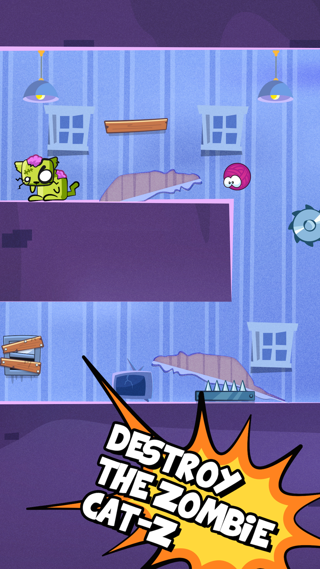 Yarn - Attack of the Zombie Cats. Defend Meow Town, Purfect Neighbors ...