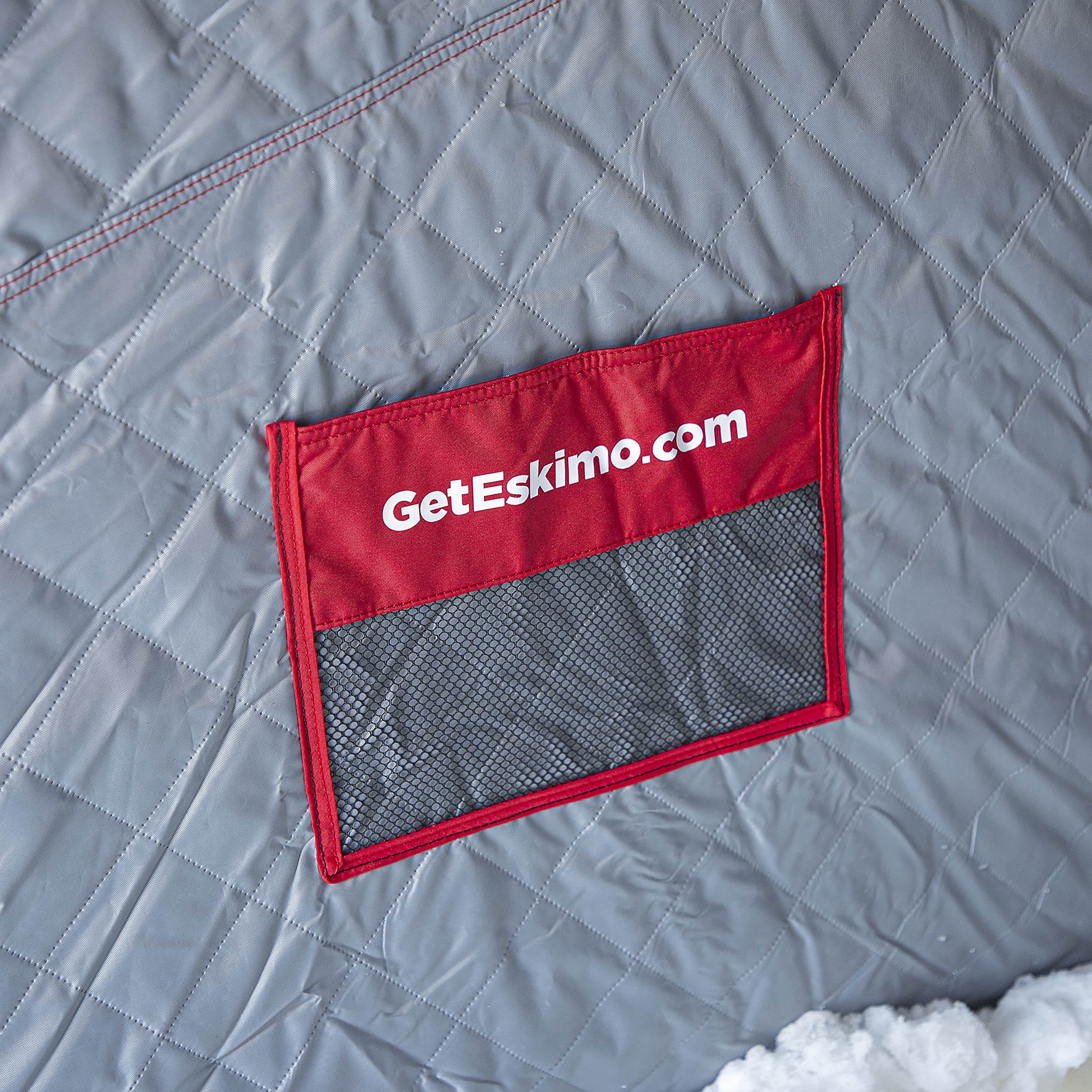 Eskimo Outbreak™ 350XD, Pop-Up Portable Shelter, Red/Black, 3-4 Person ...