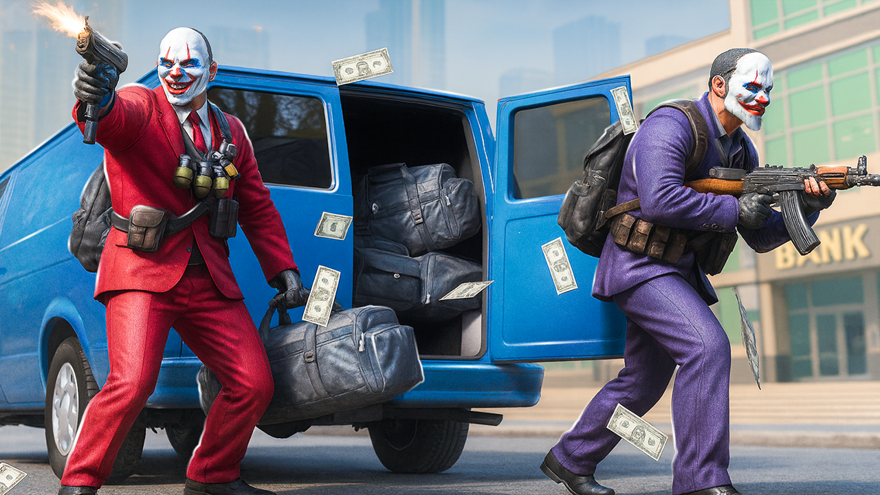 Clown Robbery Crime: Bank Heist Gangster 3D - App on Amazon Appstore