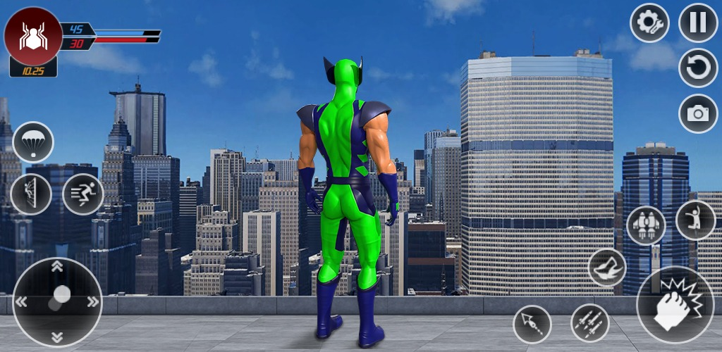 Super Spider Rope Fighter Open World Game: Real Flying Hero Mafia City ...