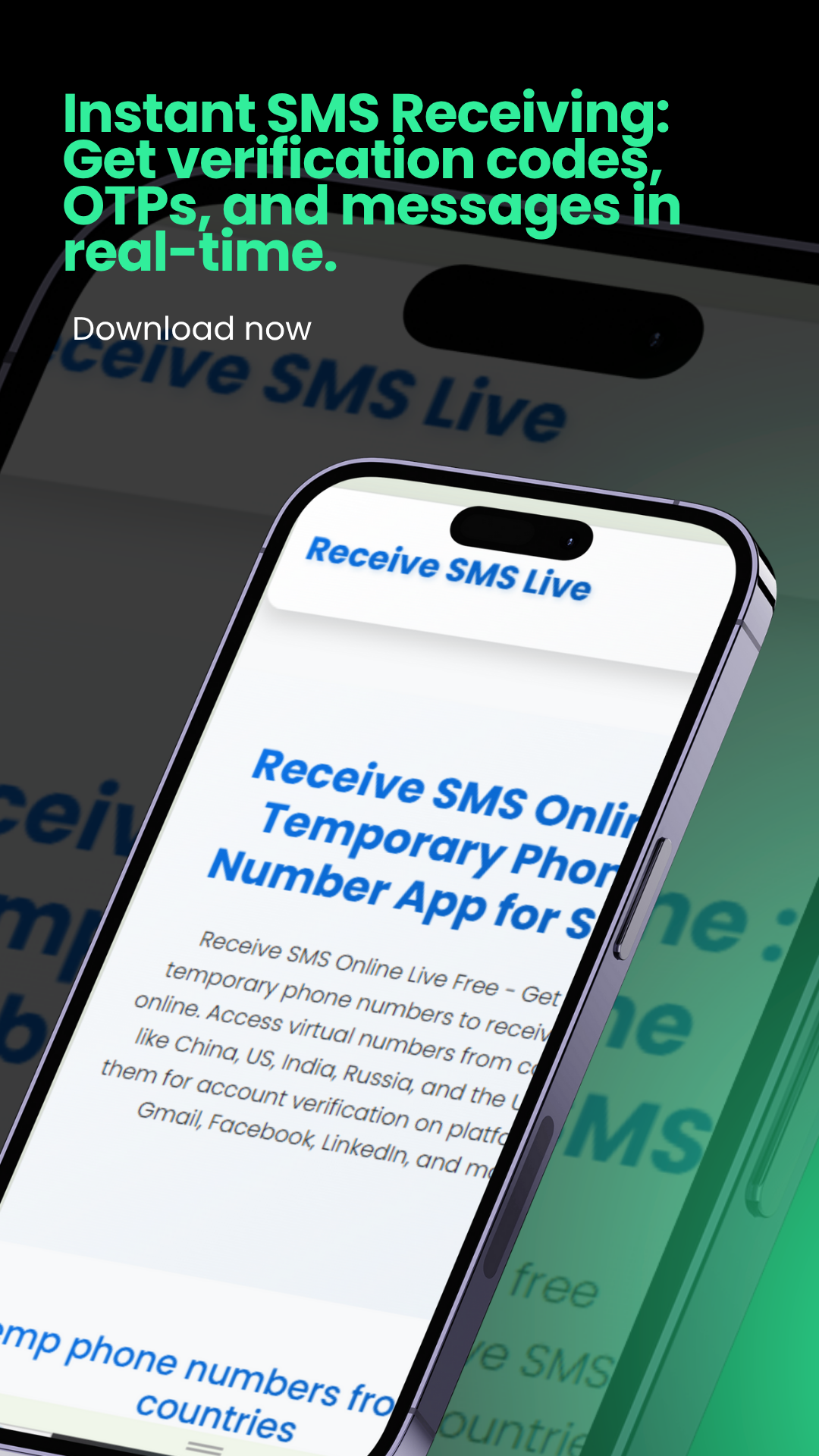 Receive Sms - Temp Number - App on Amazon Appstore