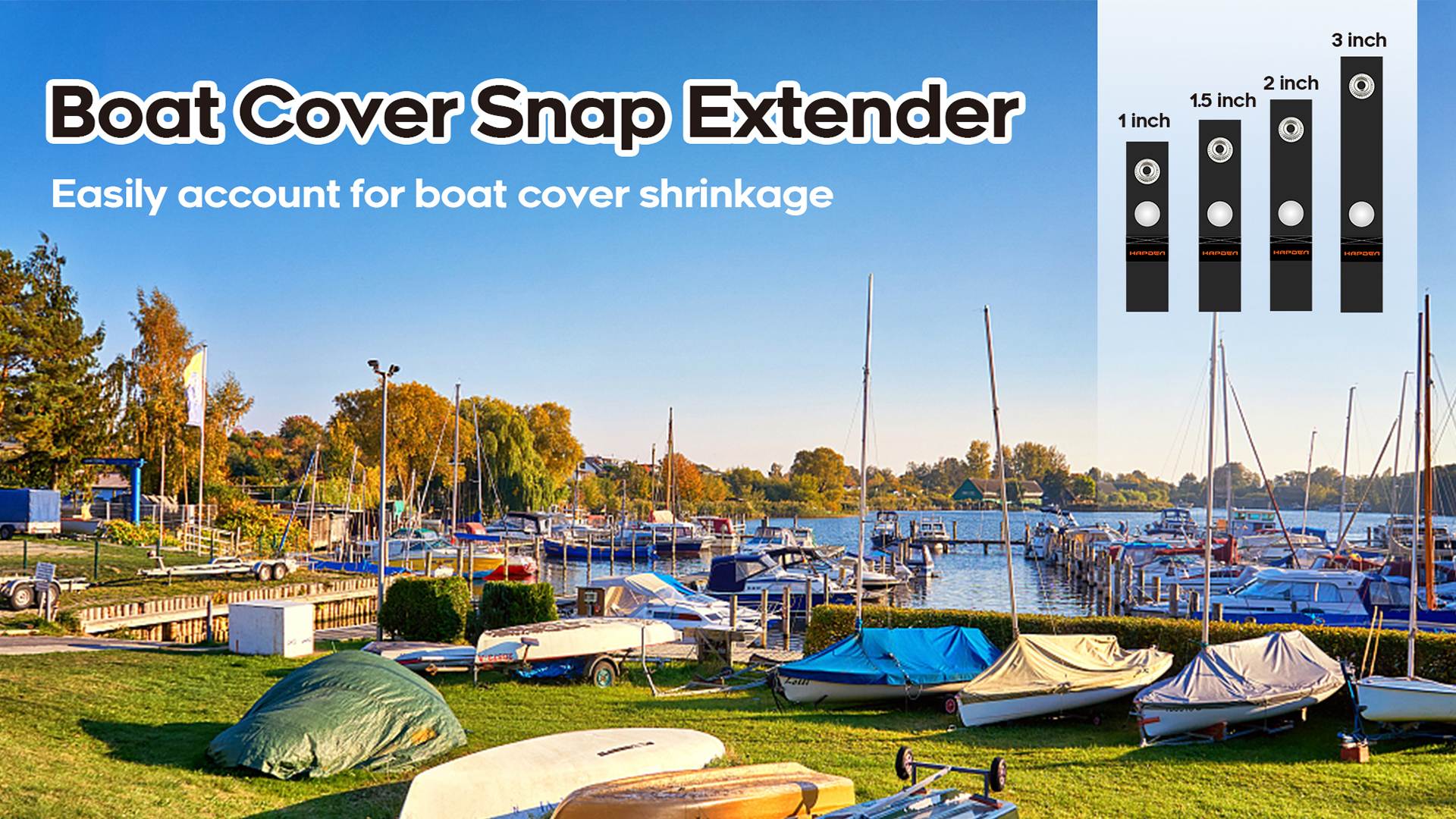Watch HAPDEN Boat Cover Snap Extender on Amazon Live