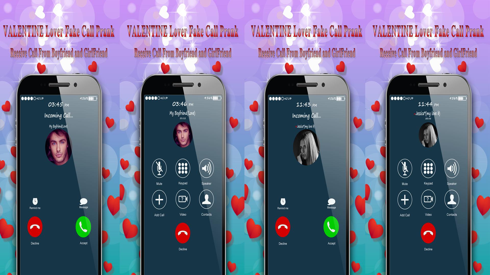 Valentine Call From Love for Boyfriend and Girlfriend Prank - App on ...