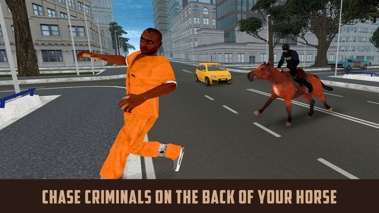 Police Horse Chase Simulator 3D: Horse Ride Police vs Robbers | Chasing ...