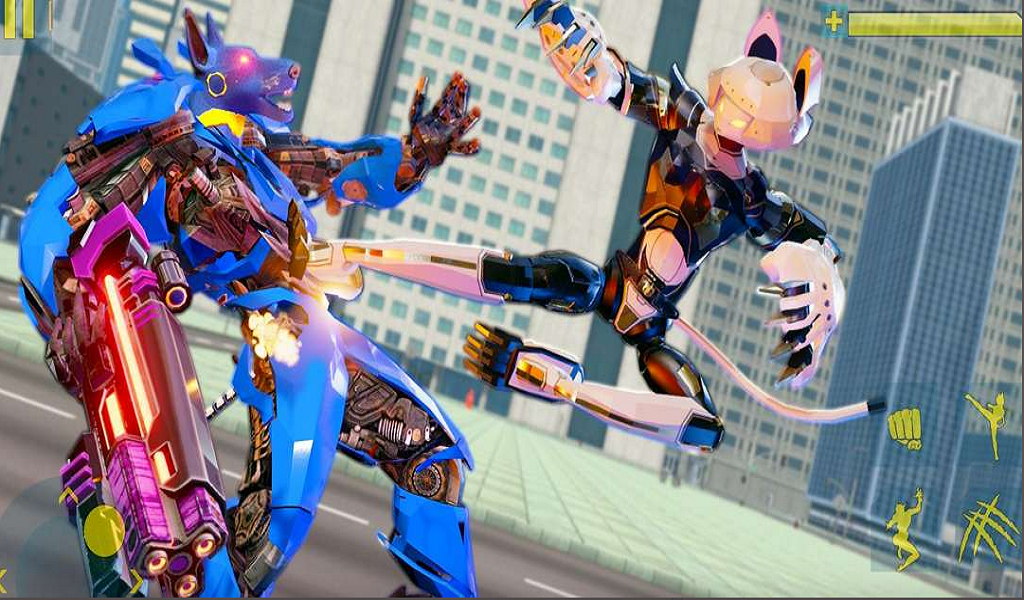 CAT Robot Street Fight Transform Shooting City war Game - App on Amazon ...