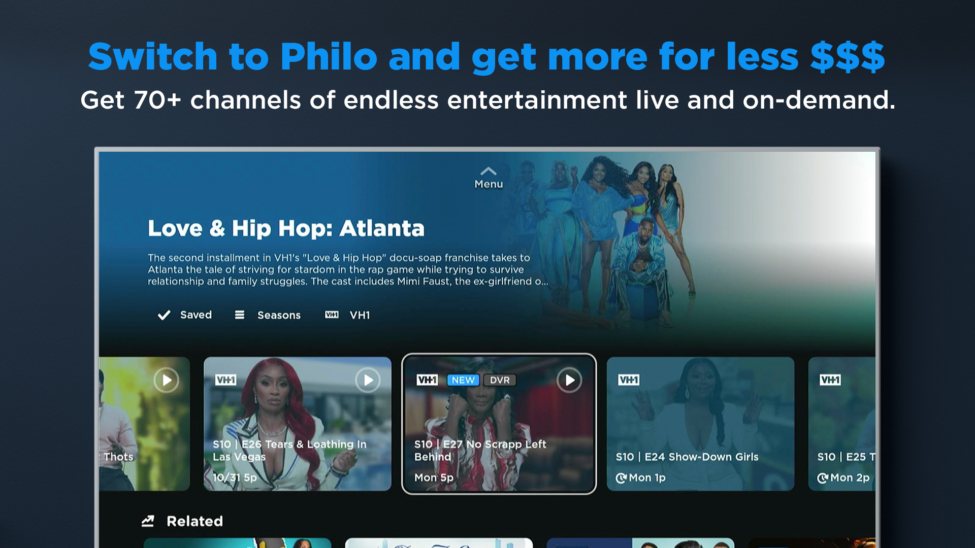 Philo: Live & On-Demand TV:Amazon.com:Appstore for Android