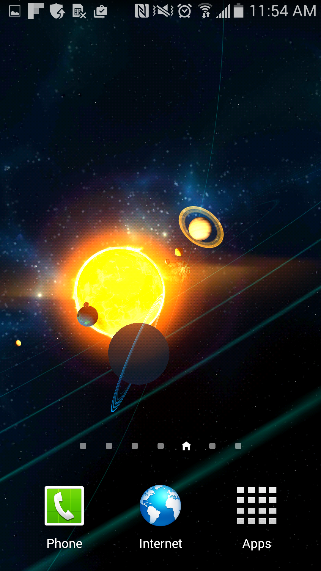 3D Solar System Parallax Live Wallpaper - App on Amazon Appstore