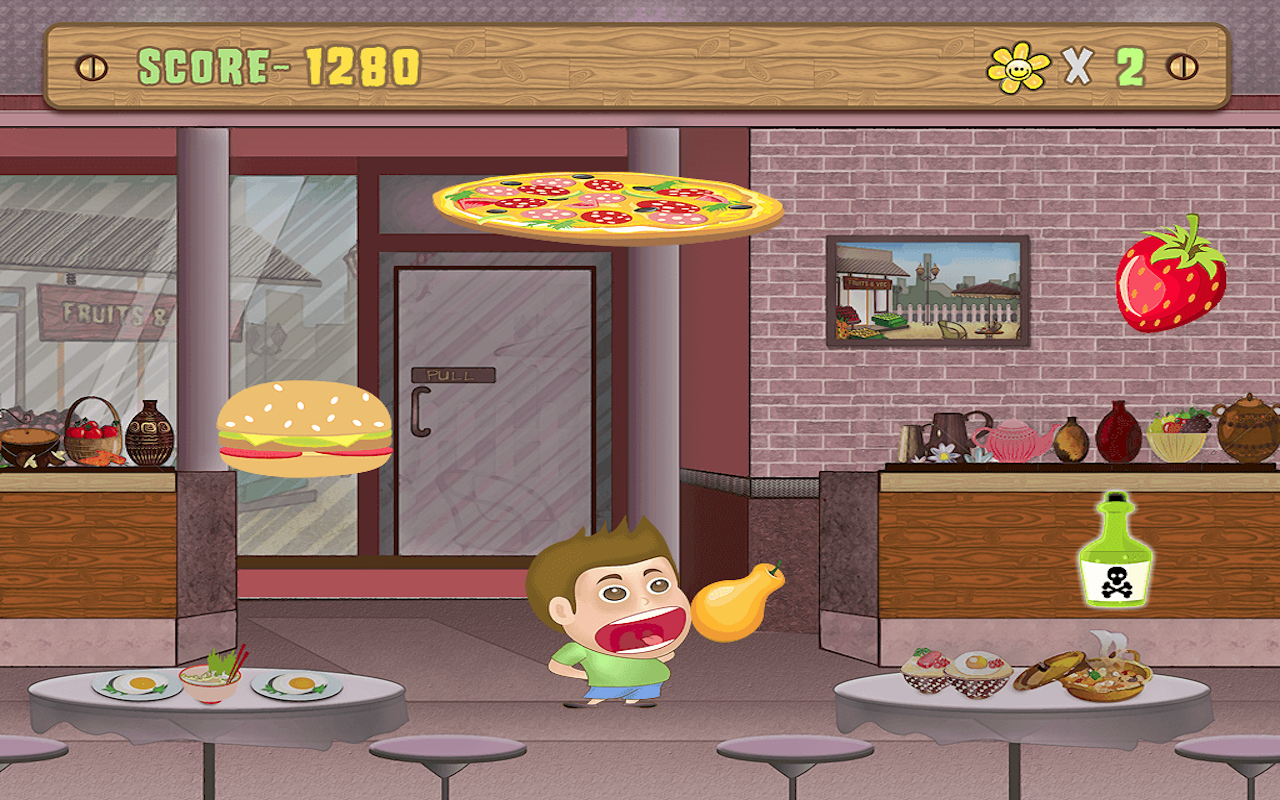 Restaurant Food Game – the eat well diet healthy kid against junk ...